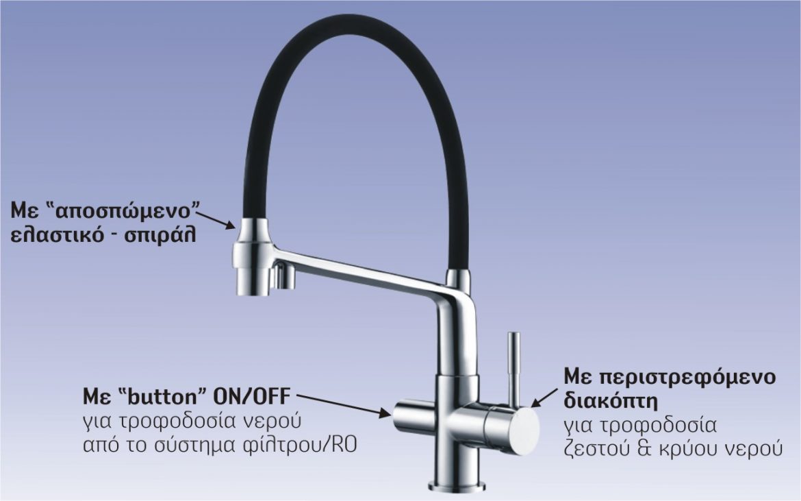 Αναμεικτική Βρύση 3 σε 1 DIMCO CLASSIC II